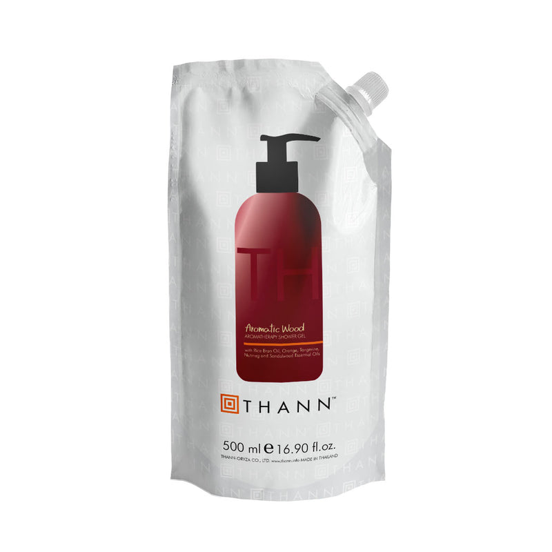 Aromatic Wood Aromatherapy Shower Gel (Refill) - THANN USA